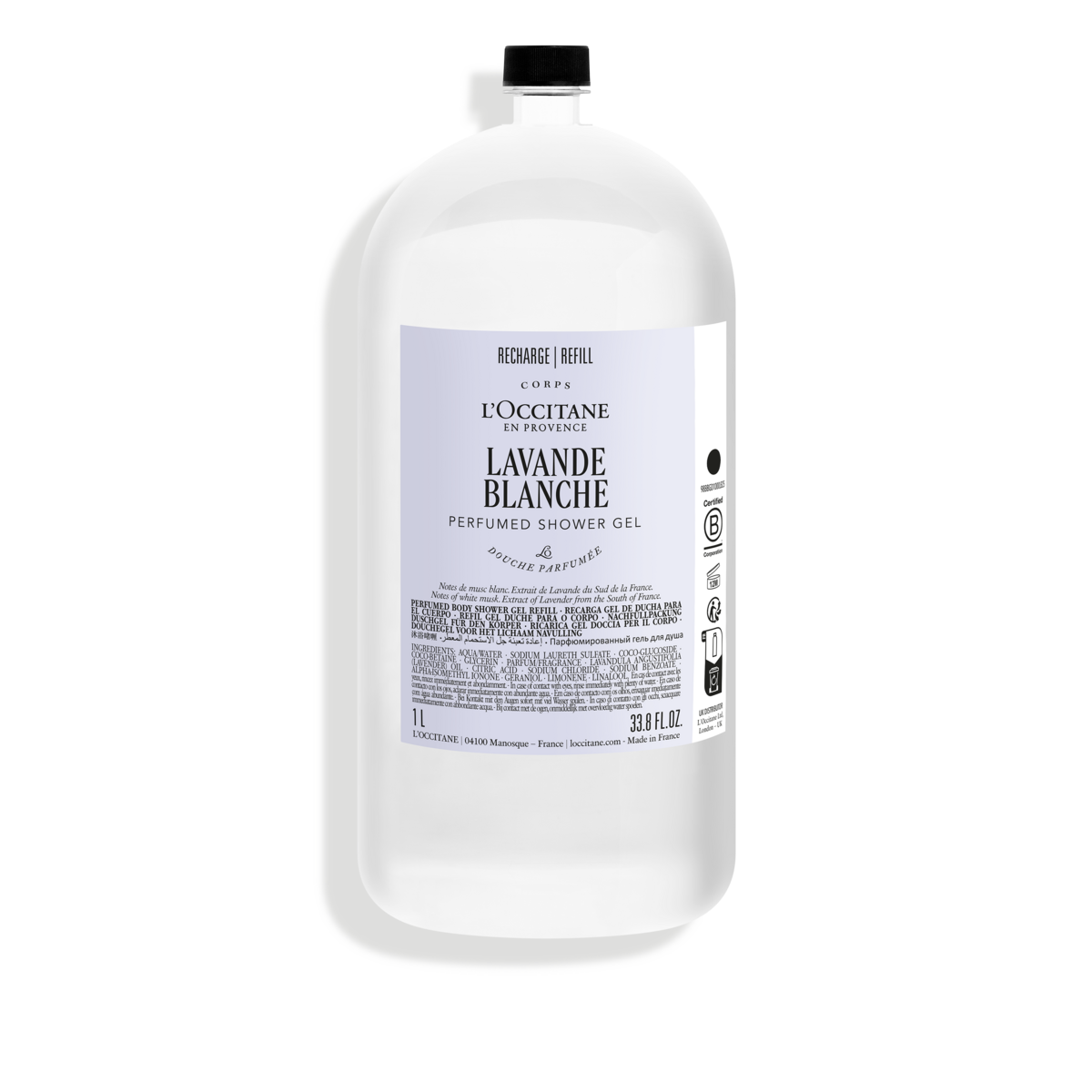 Buy Lavande Blanche Shower Gel Refill - | L'Occitane EN